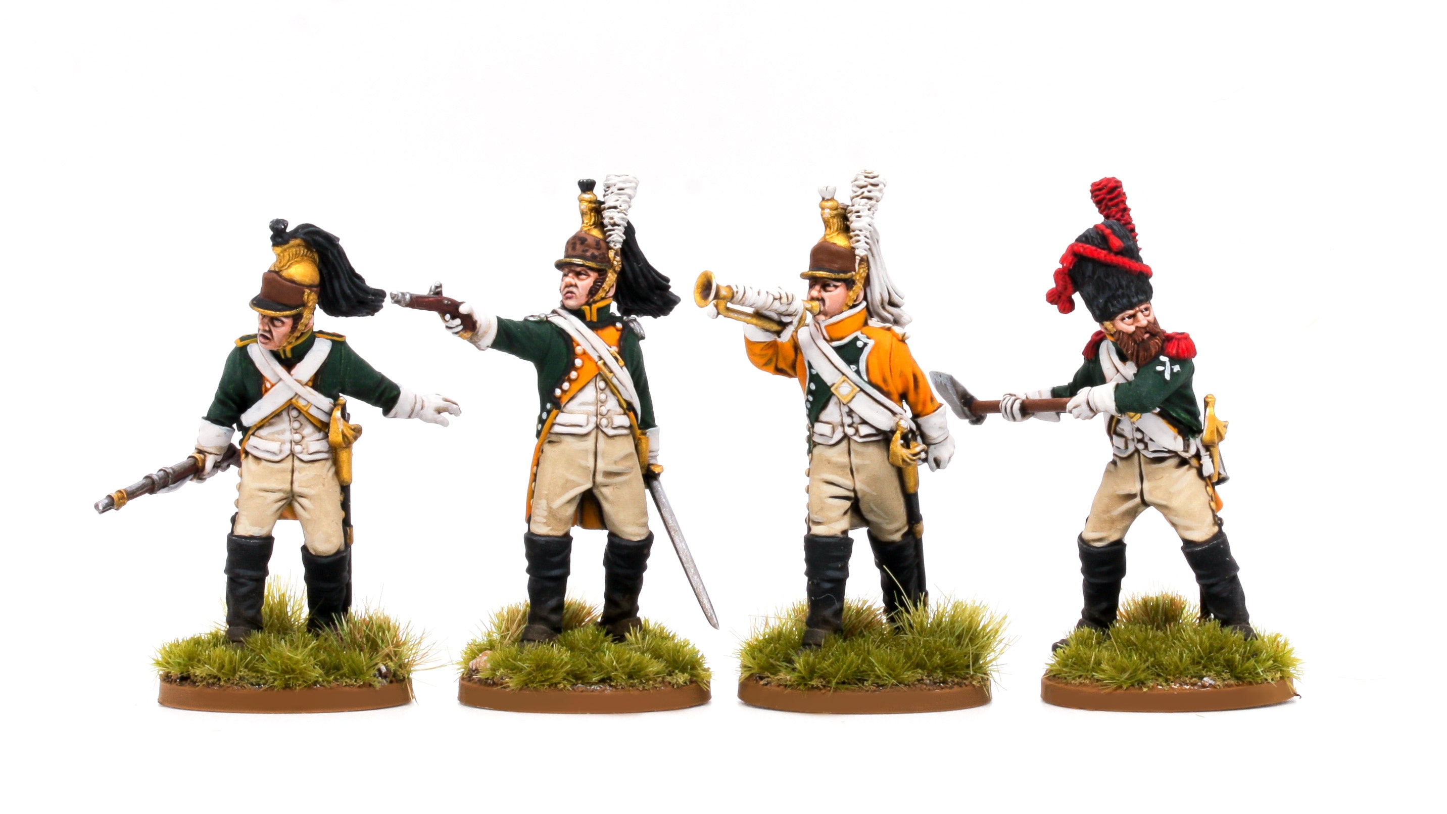 French Dismounted Dragoons Command STL – Piano Wargames