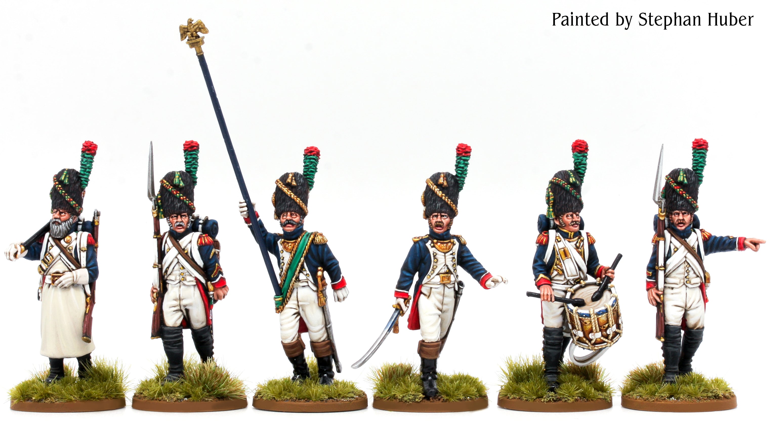 French Old Guard Chasseurs Command STL – Piano Wargames
